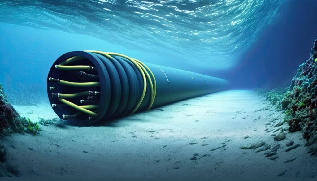 Nuvem cable submarino Portugal-Bermudas-Estados Unidos
