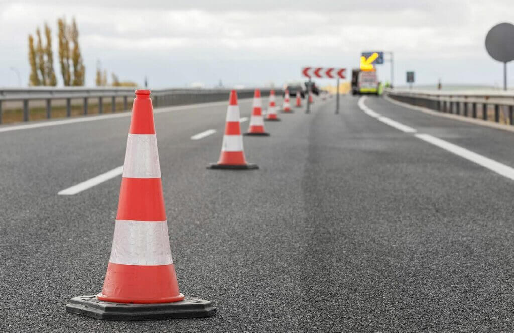 Automatización de la colocación de conos en la carretera
