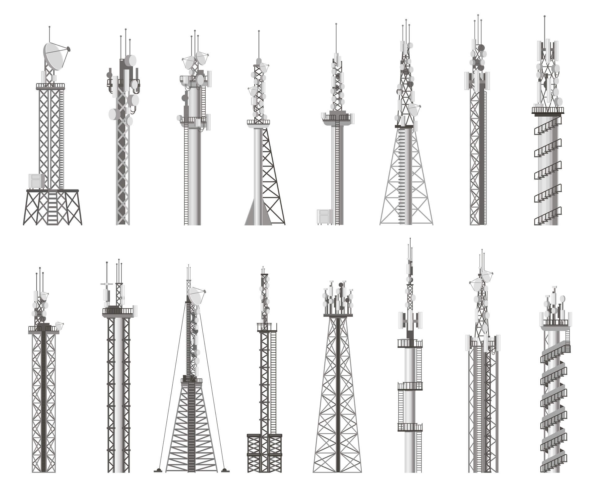 Torres de telecomunicaciones: tipos y usos